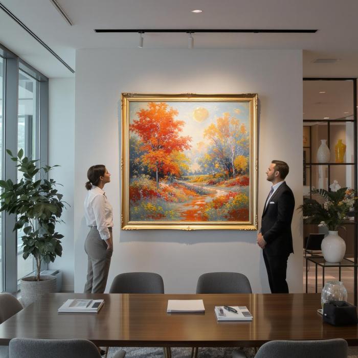 How to Pick Stunning Oil Paintings to Transform Your Corporate Office ...